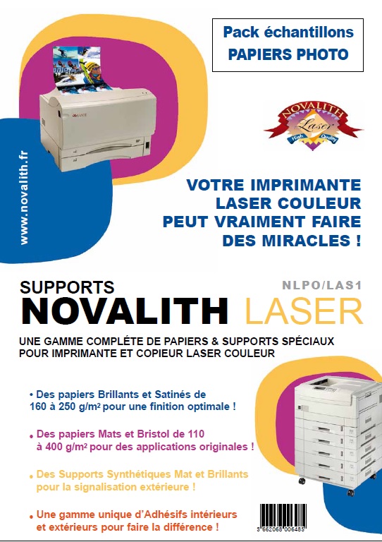 Testez tous les papiers de la gamme Novalith avec nos pochettes ...